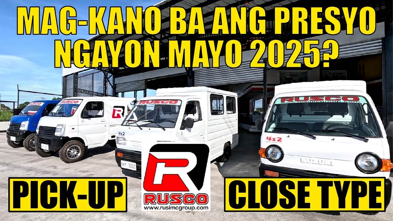 RUSCO SUZUKI MINI-VAN MAY 2025 PRICE UPDATE - YouTube