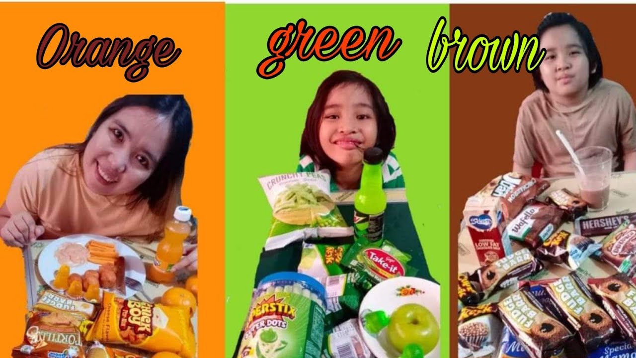 mukbang 1 color food | @ryuseicalixreyes7344 - YouTube