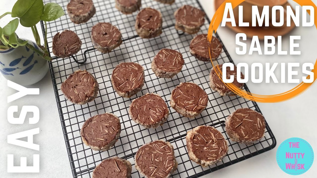 QUICK & EASY Almond Sable Cookies - YouTube