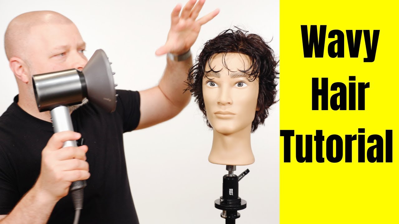 How to Style Wavy Hair - TheSalonGuy - YouTube