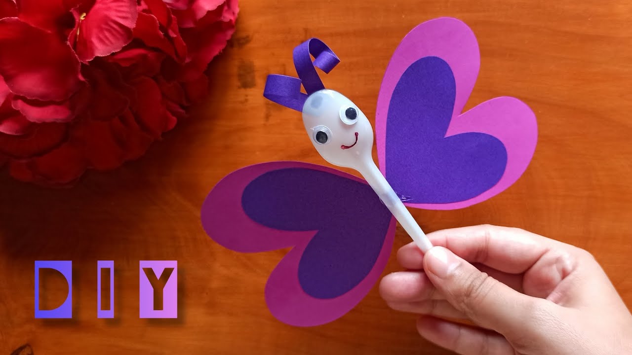 How to make a beautiful Butterfly by use item / kids creativity / DIY ...
