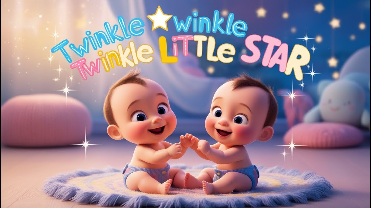 "Twin Babies Playtime | Twinkle Twinkle Little Star Song for Kids" # ...