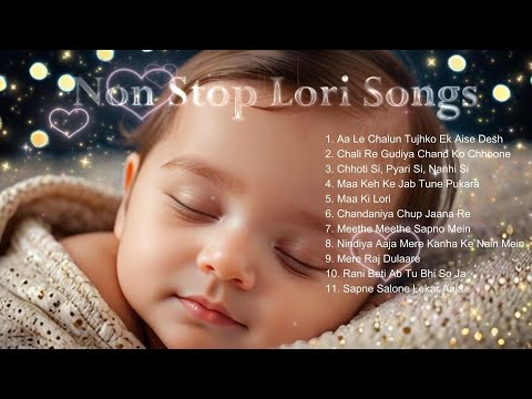 👶 Baby Sleeping Songs 😴 | Non-Stop Hindi Lori Collection 🌟