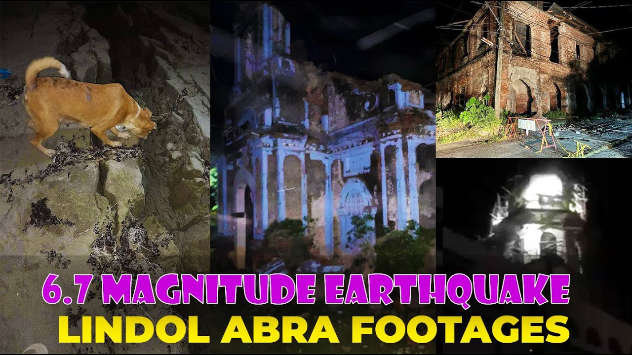 Lindol sa Tineg Abra Compilation of 6.7 Earthquake Caught on Camera ...