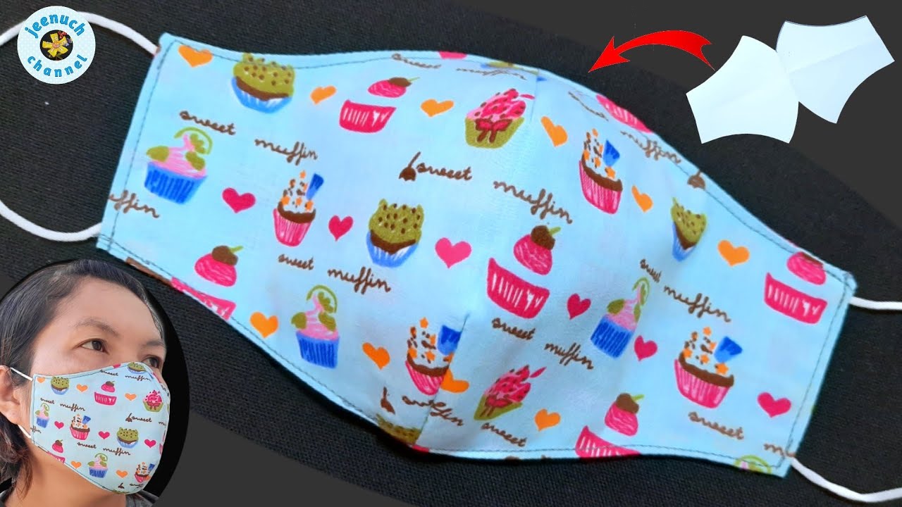 Diy New Face Mask Easy To Make Sewing Tutorial | Fabric Face Mask|How ...