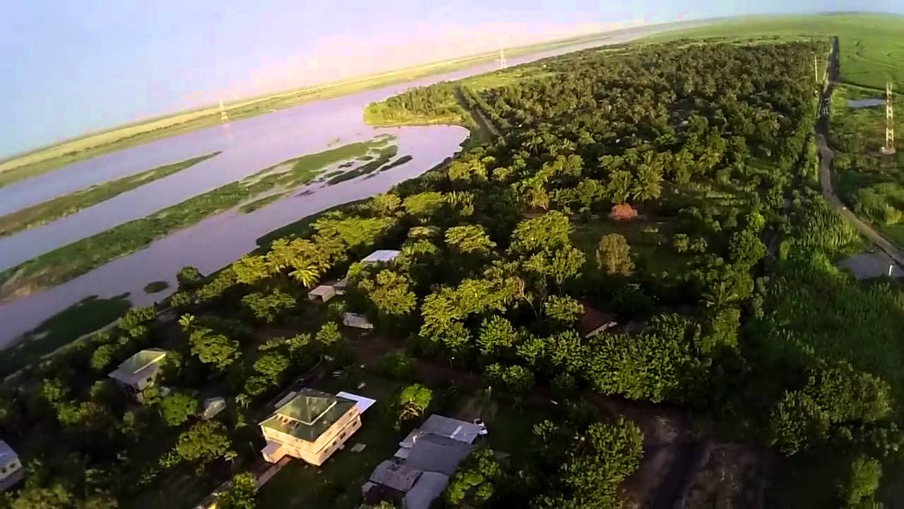First drone capture of Marromeu, Mozambique - YouTube