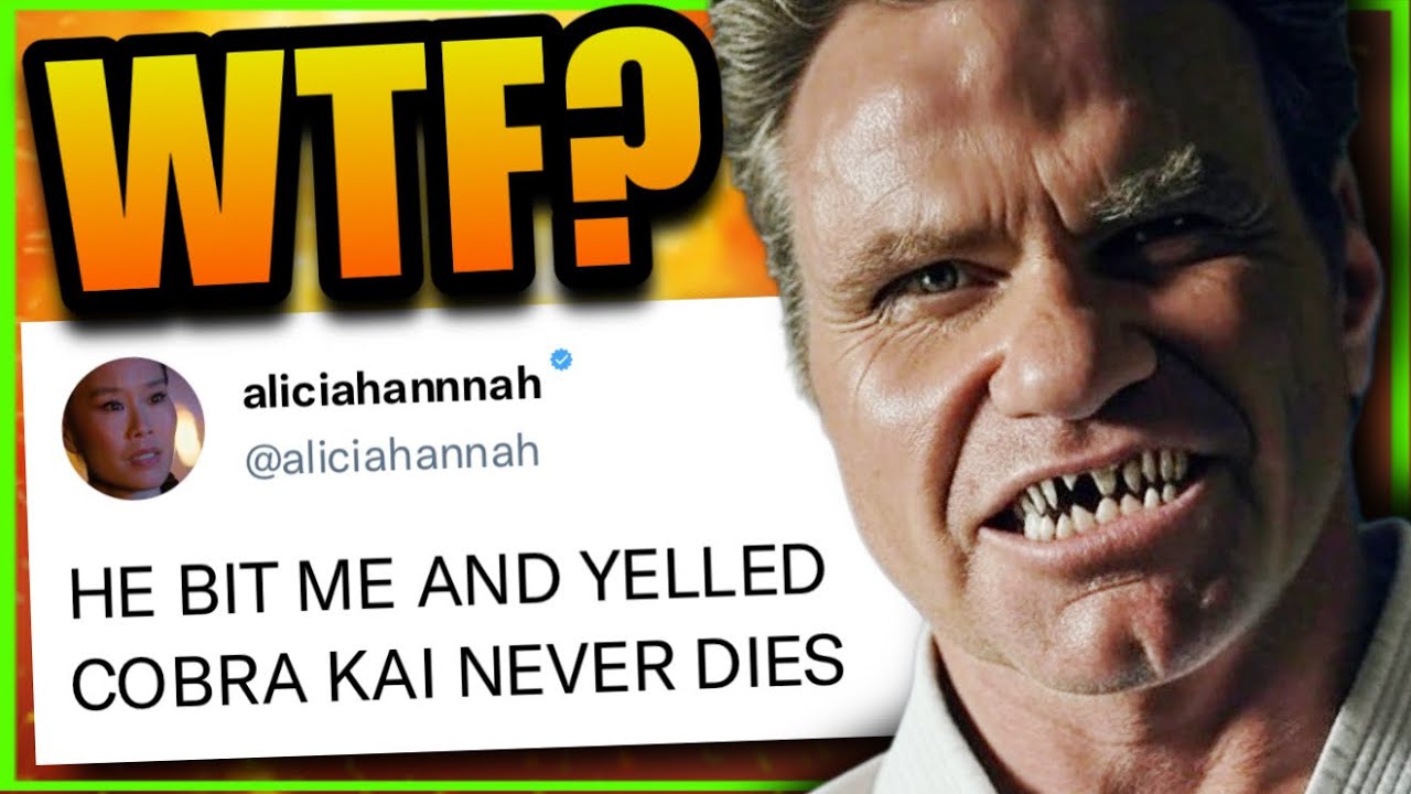 Cobra Kai Star BANNED After Biting Co-Star?! WTF Is Happening?! - YouTube