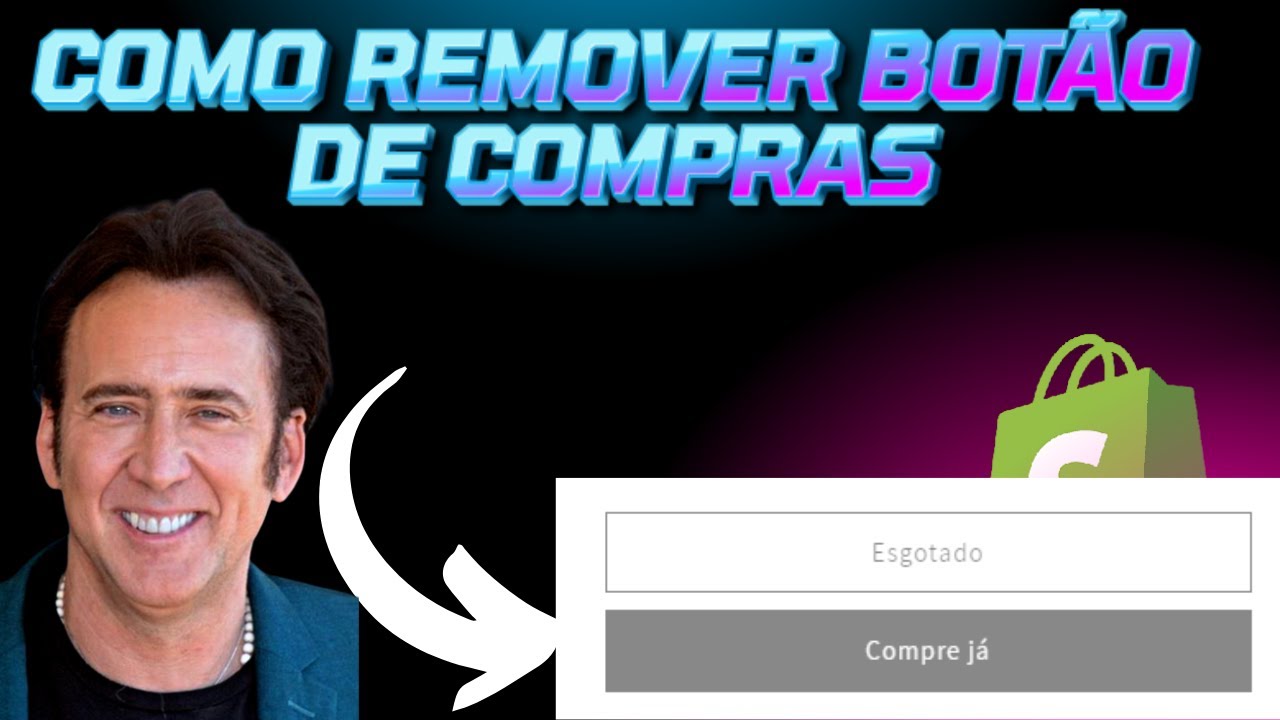 COMO REMOVER O BOTÃO DE COMPRE JA NA SHOPIFY - YouTube