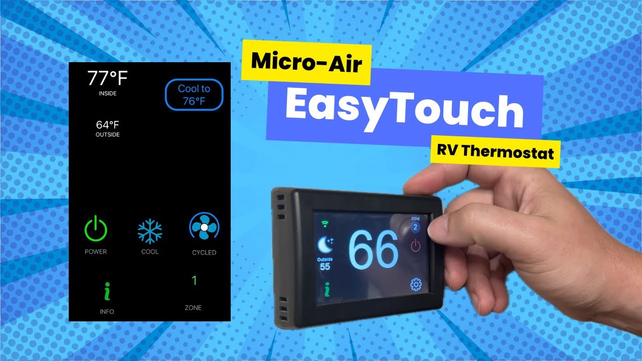 Micro-Air EasyTouch RV Thermostat - Is It The Best Pet Monitor? - YouTube