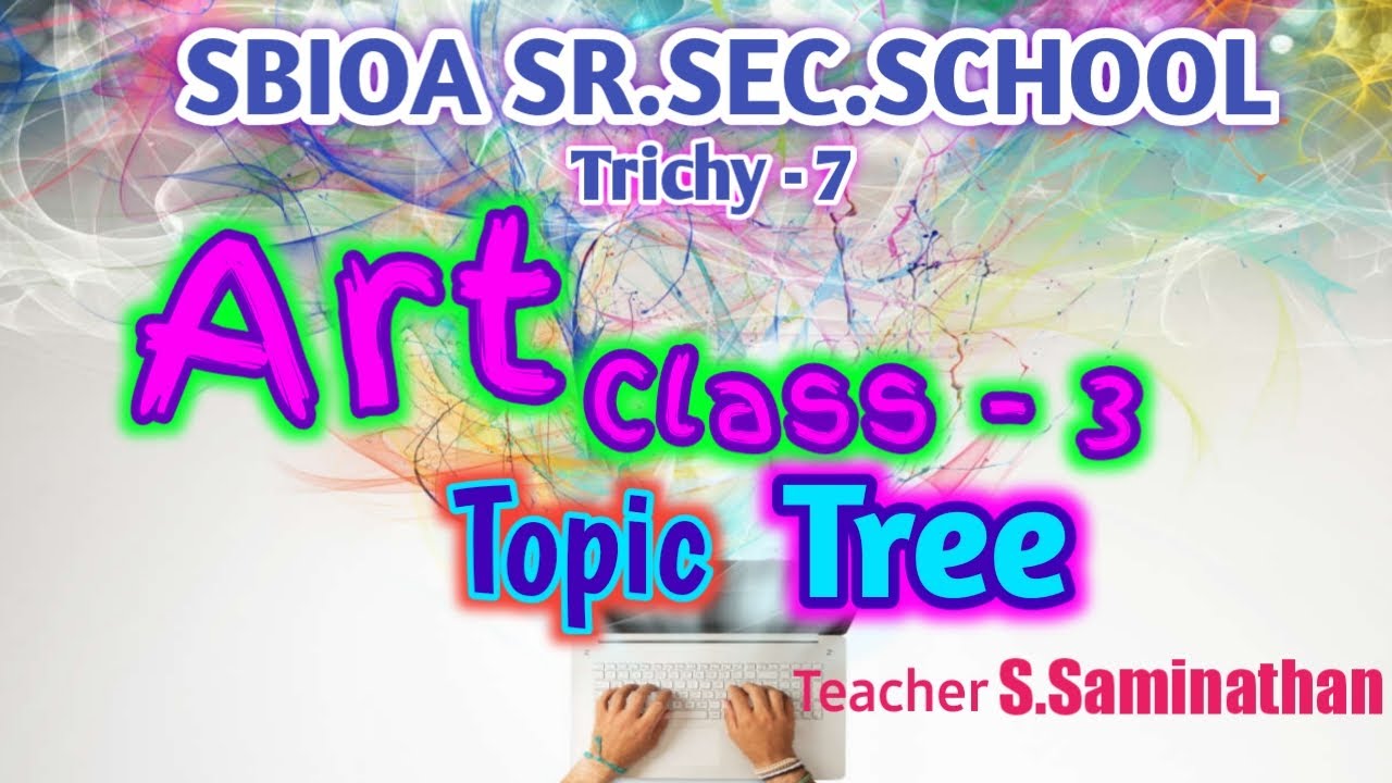 Drawing and Colouring, Class-3, Topic-1, Tree... - YouTube