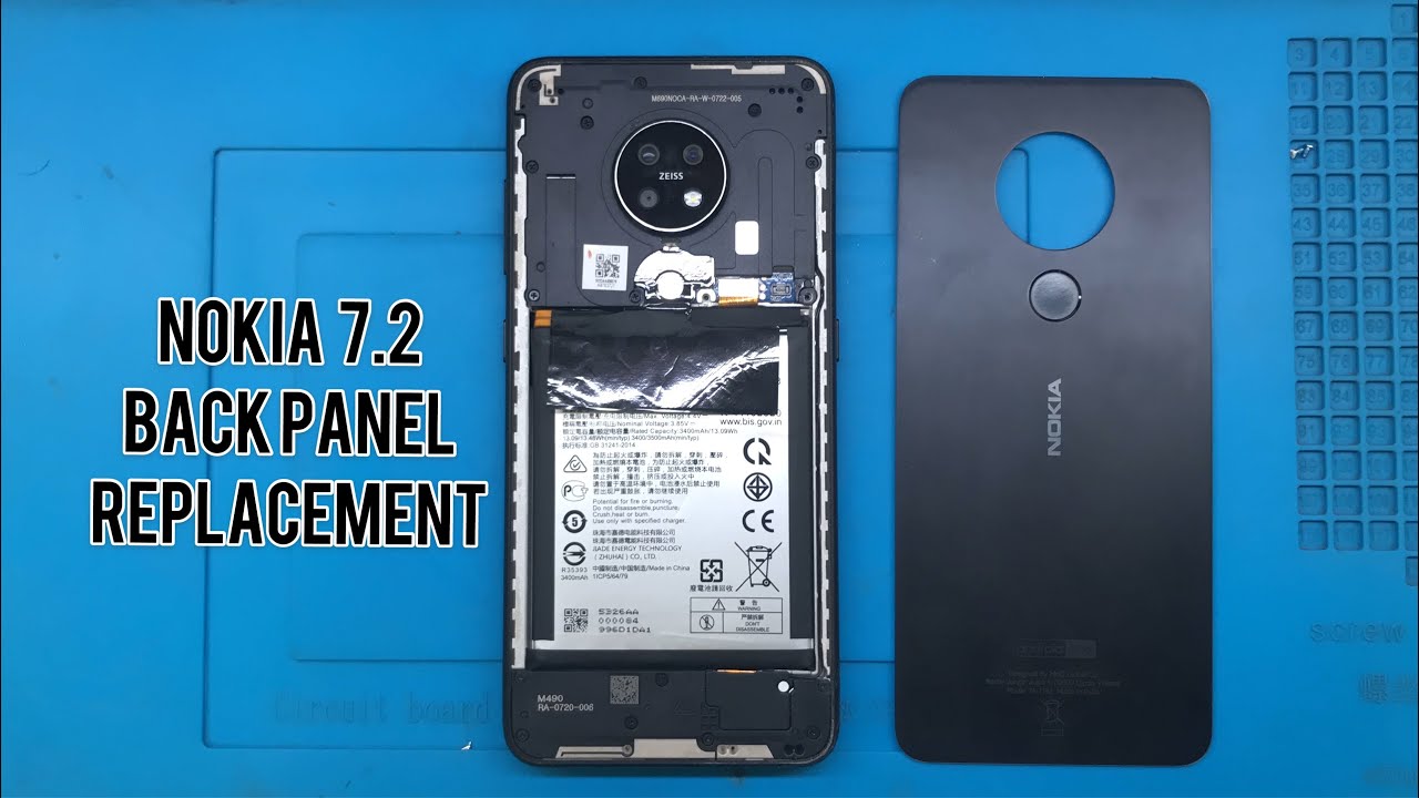 Nokia 7.2 back panel replacement|how to change nokia 7.2 backpanel # ...