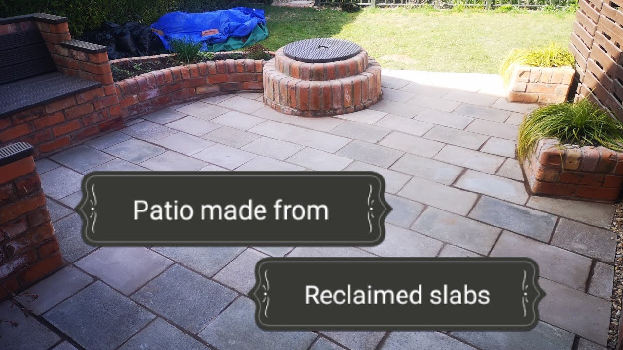 Reclaimed Concrete Patio