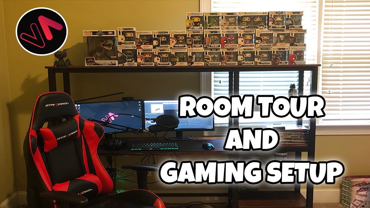 My Room Tour and Gaming Setup 2019 - YouTube
