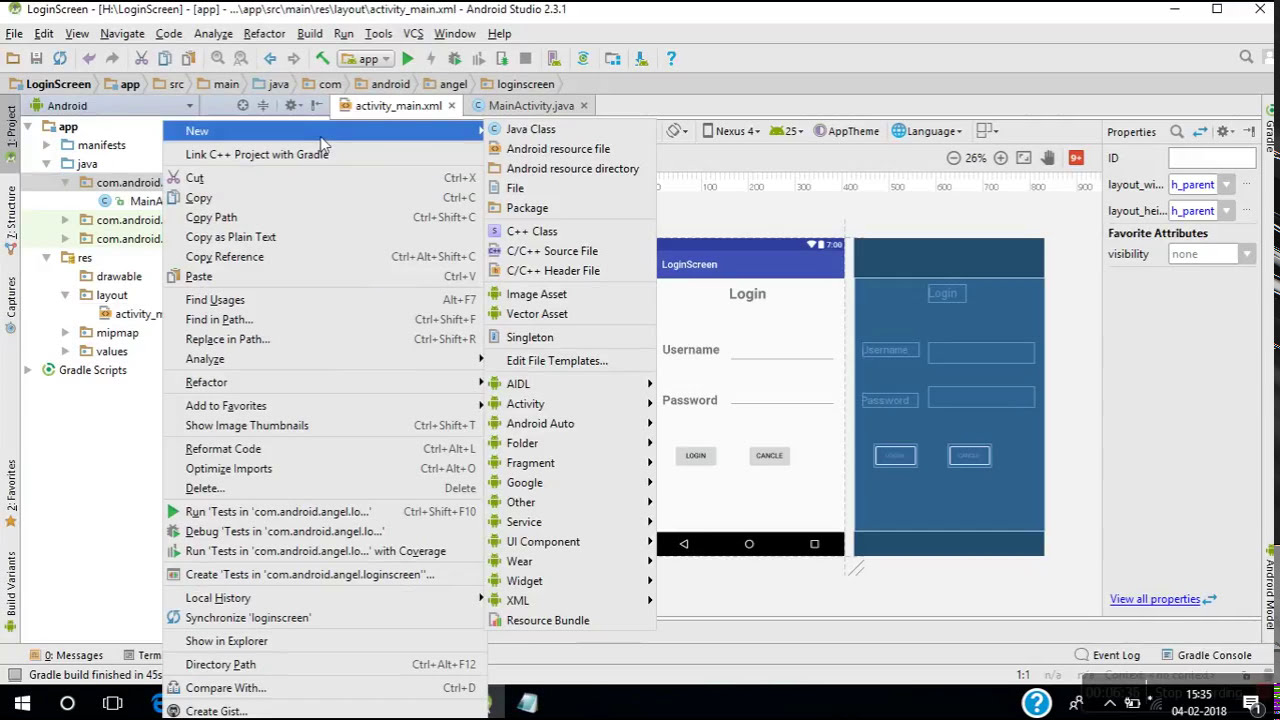 Simple Login Application Tutorial in Android Studio - YouTube
