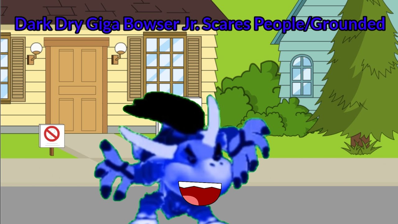 Dark Dry Giga Bowser Jr. Scares People/Grounded - YouTube