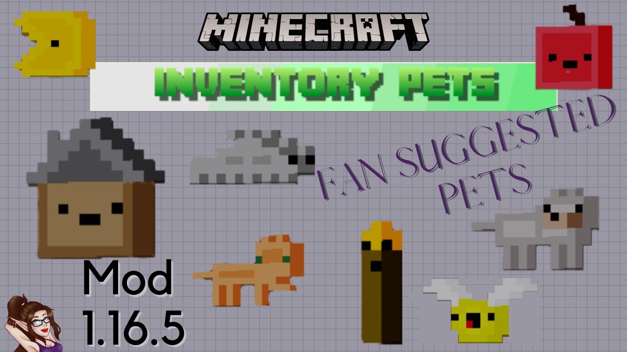 Inventory Pets 1.16.5 Mod Spotlight Part 6 Fan Suggested Pets ~ Minecraft Mod Spotlight - YouTube