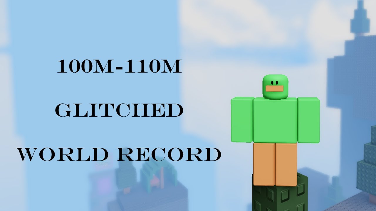Obby but you're a bird (ROBLOX) 100m - 110m Glitched WR - YouTube