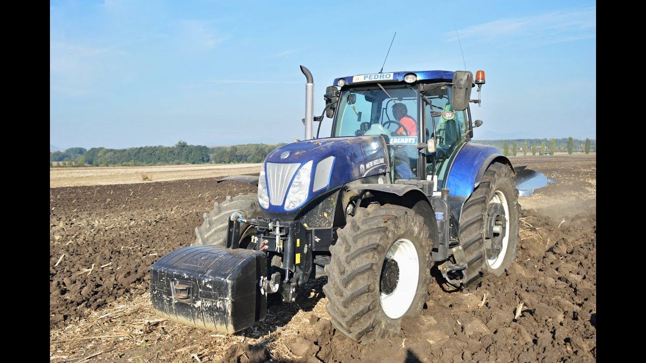 New Holland T7.260 Blue Power + Lemken VariDiamant | Škoda ŠT 180 - YouTube