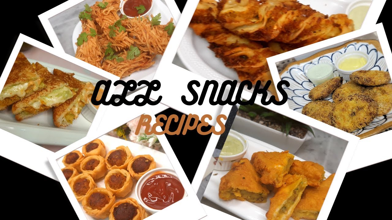 Hi Tea-Time All Snacks Recipes|Easy Evening Snacks Recipe|Variety ...