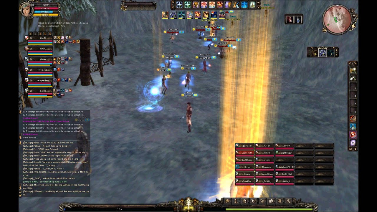 PvP 30 Proelium in Shaiya FR !!! Big fight - YouTube