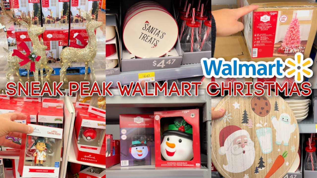 SNEAK PEAK WALMART CHRISTMAS 2024 🎄 - YouTube