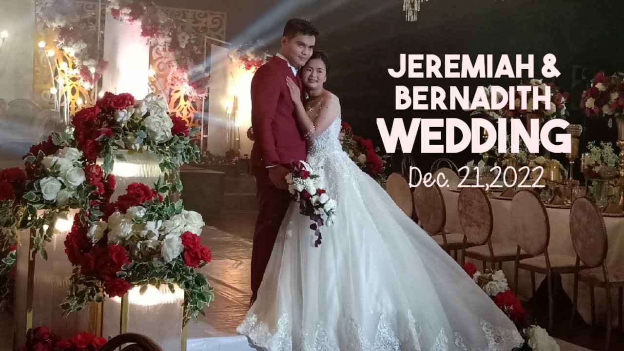 JEREMIAH ZAMORA AND BERNADITH NIERVA WEDDING - YouTube