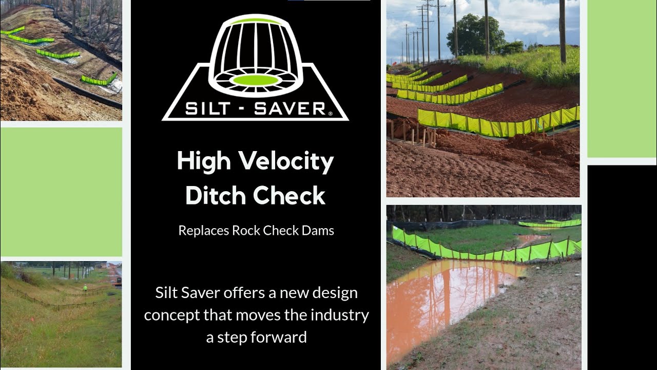 High Velocity Ditch Check (HVDC) replaces Rock Check Dams. - YouTube