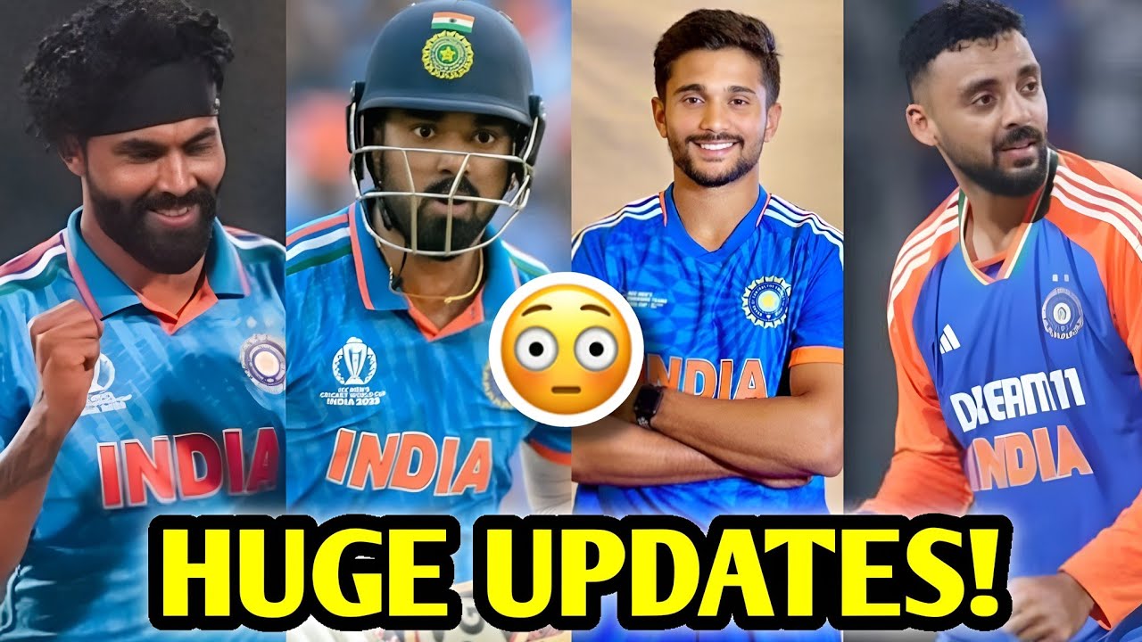 HUGE UPDATES on INDIA CT SQUAD! 😳🔥| Champions Trophy 2025 Cricket News ...