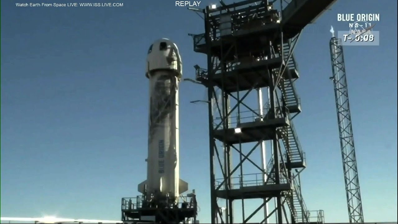Blue Origin's New Shepard space vehicle launches - YouTube