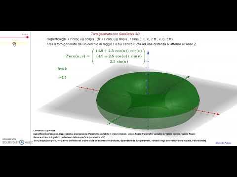 Toro con GeoGebra 3D - YouTube