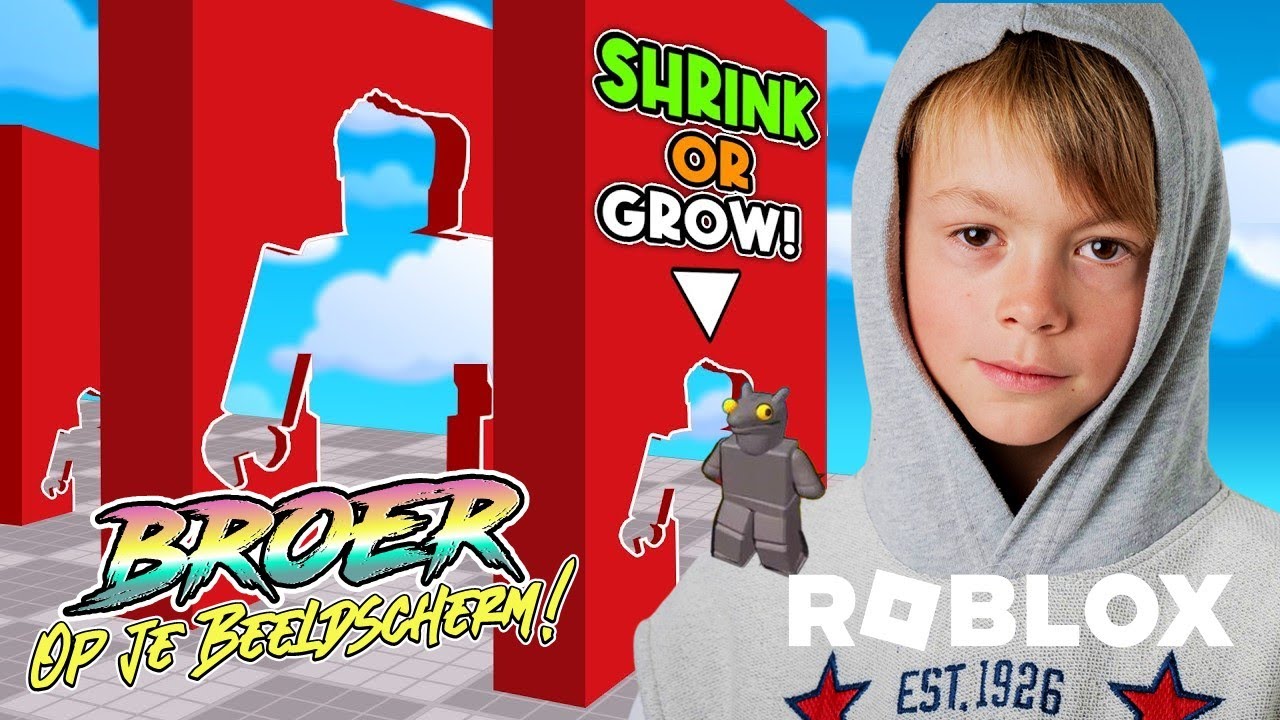 Broer op je Beeldscherm! Afl. 5: 👾 Roblox Game Time 🎮🕹️ Shrink & Grow ...