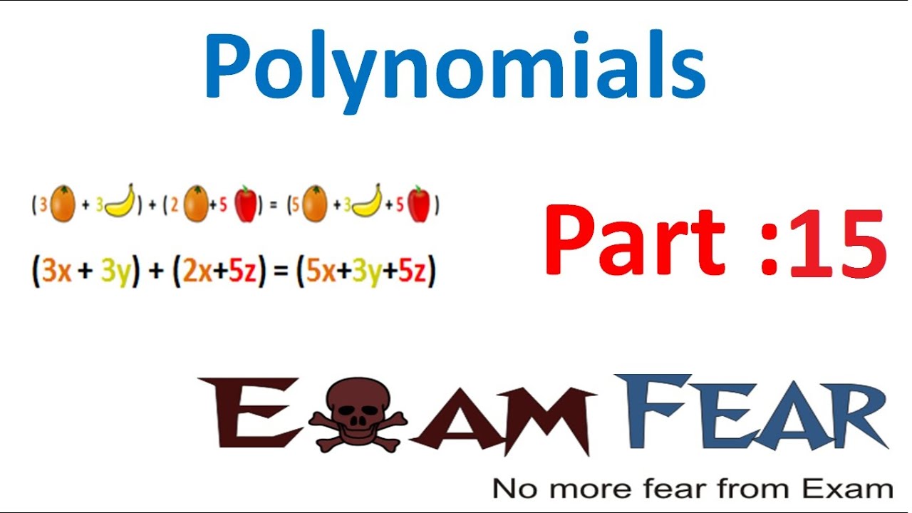 Maths Polynomials part 15 (Algebraic identities :3 degree polynomial ...