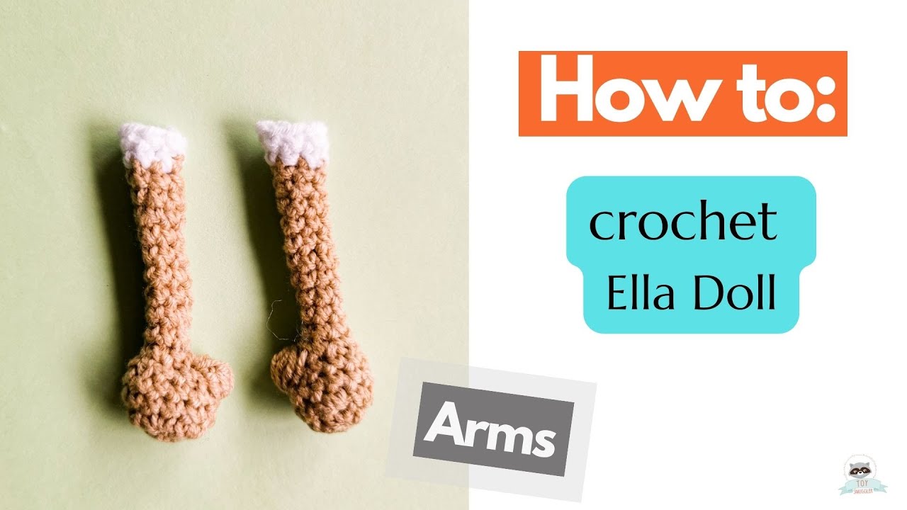 4. Ella Doll - Arms. Crochet amigurumi pattern to a large and soft toy ...