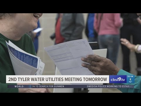 Tyler Water Utilities to host its second public meeting - YouTube
