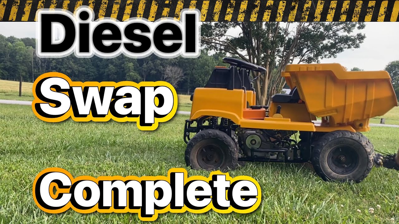 Chinese Diesel Swap- PowerWheels Build Complete! - YouTube