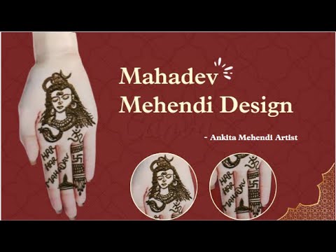 Mahashivratri special mehendi design | Easy Indian Mehendi | Shiv ...
