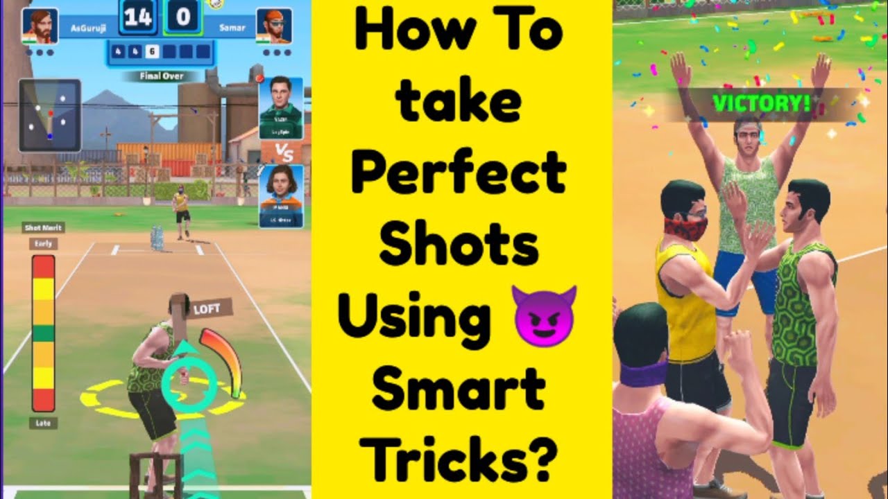 How to take Perfect shots 😱 in Cricket Gangsta™ | Bowling and Batting ...