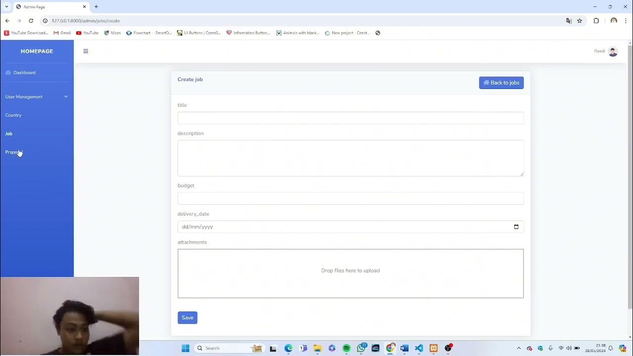 PROJECT UAS BERBASIS LARAVEL DENGAN TEMA "CRUD FREELANCE" - YouTube