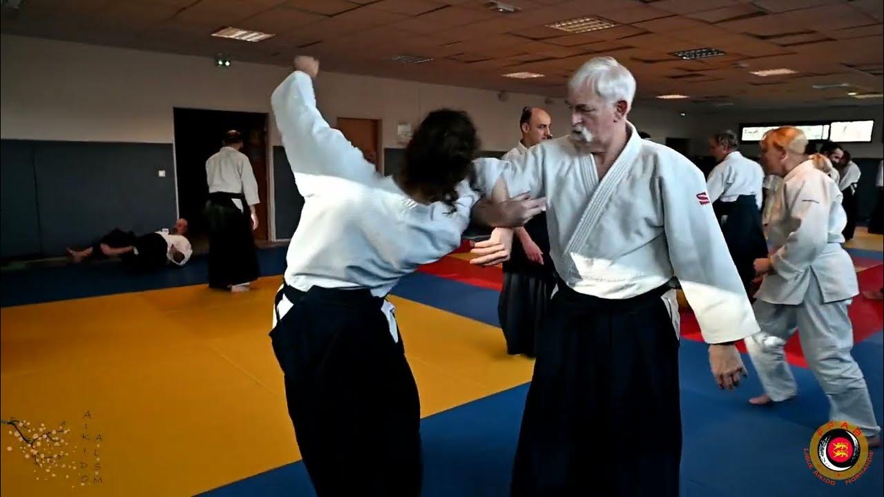 Jean Marc Chamot 7ème Dan, Stage d'Aïkido Evreux ALSM 28 janvier 2024 (1ère partie) - YouTube