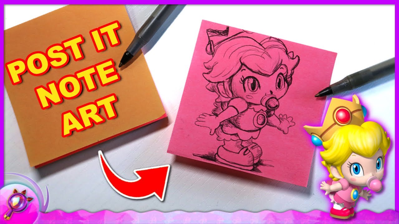 How to Draw Baby Princess Peach | Super Mario - YouTube