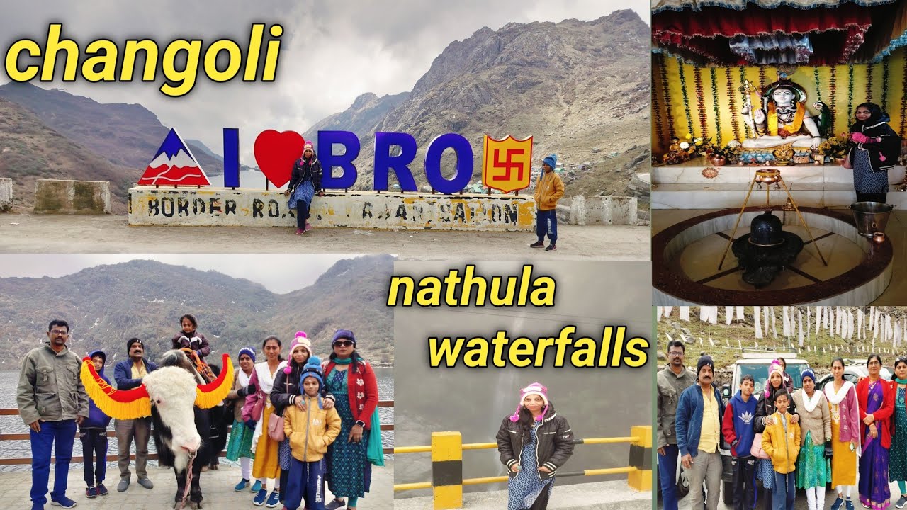 sikkimలో changoli ఇంకా nathula waterfalls చూసాము || sikkim ...