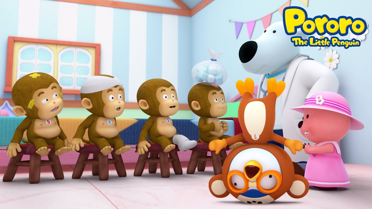 *New* Five Little Monkeys | Learn Numbers for Kids | Song for Kids ...