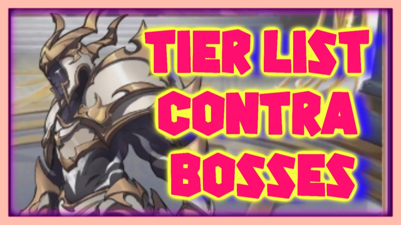 TIER LIST CONTRA BOSSES - MYTHIC HEROES - YouTube