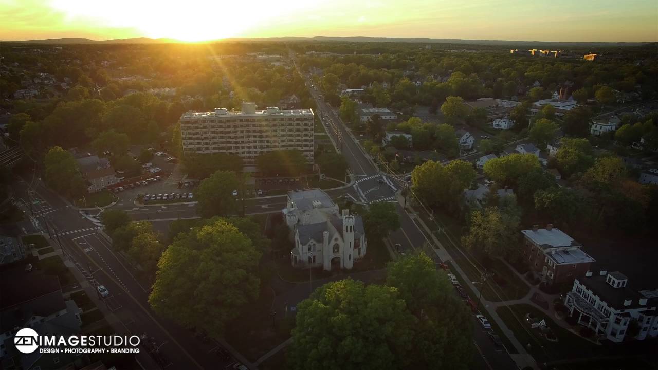 Somerville Sunset - From the Court House to Rt. 206 - 4K Video - YouTube