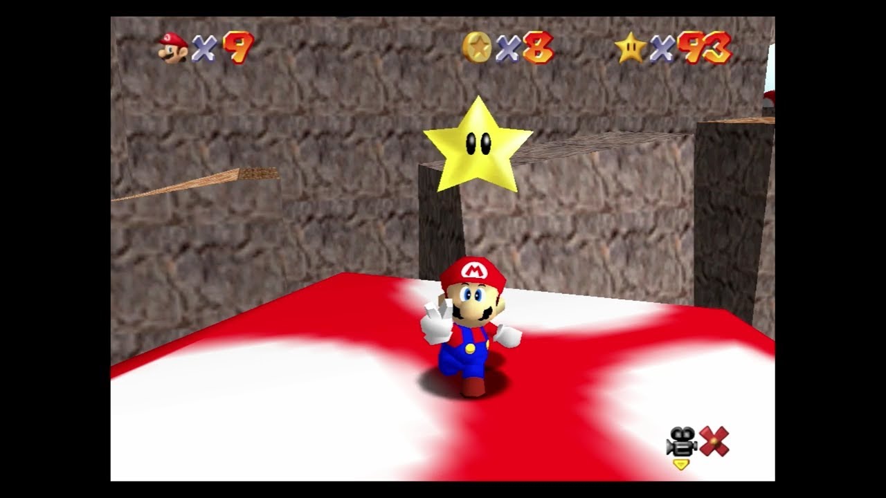 Super Mario 64 Walkthrough 100% HD - 13 Tall, Tall Mountain - YouTube