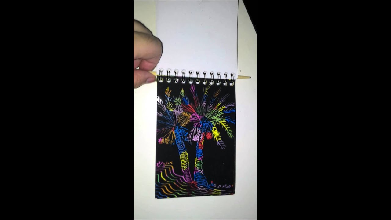 Colorful DIY Scratch Note Scraping Drawing Paper Freehand Child ...