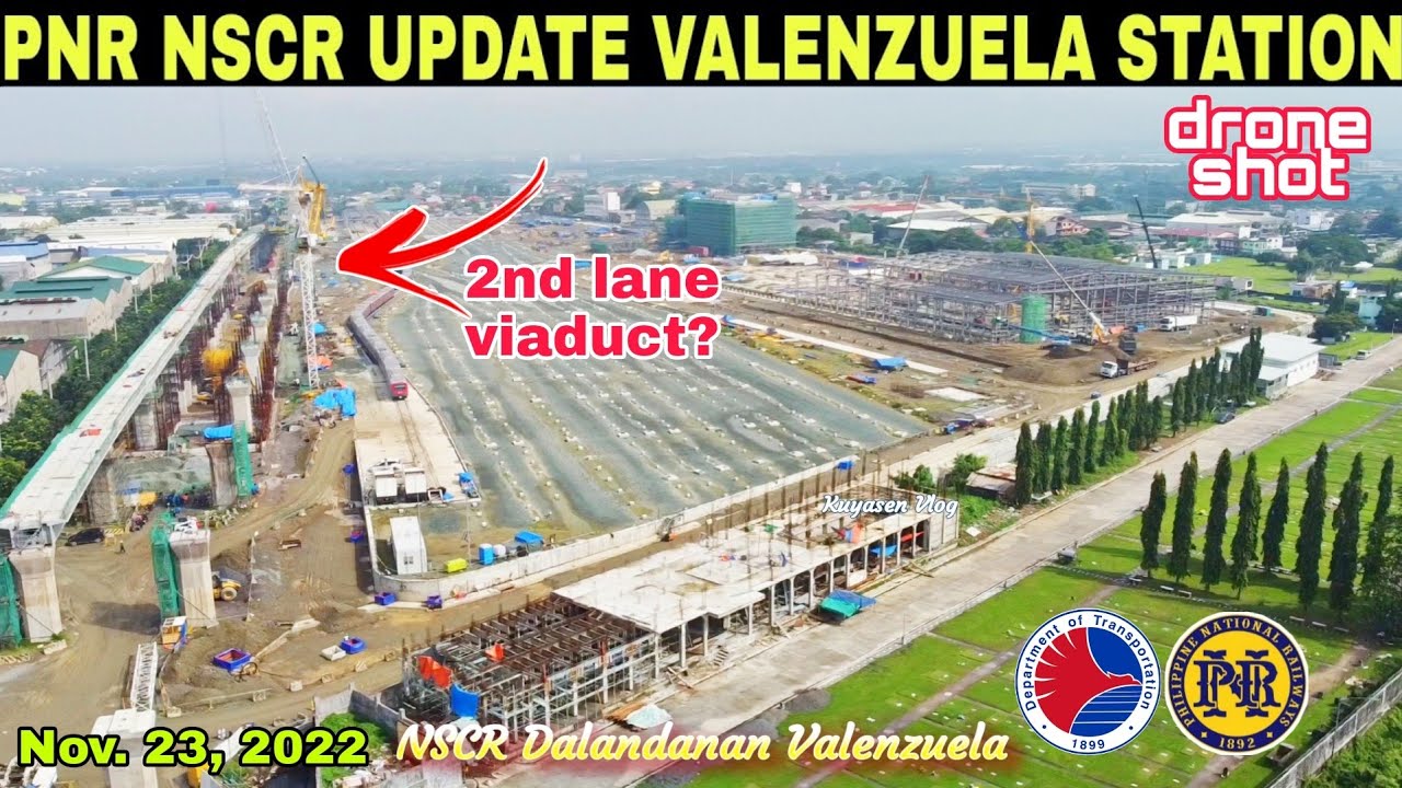 Balik ulit,2nd lane viaduct?PNR NSCR UPDATE VALENZUELA STATION & DEPOT ...