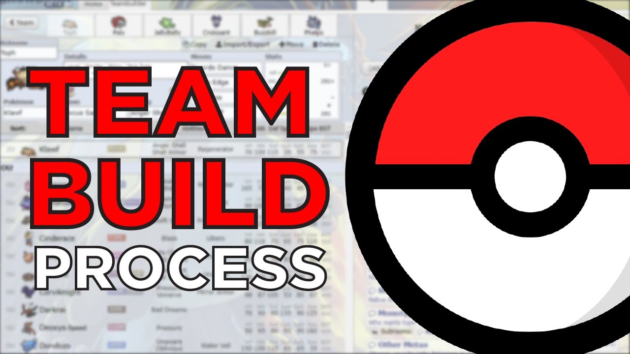 How I Build My Competitive Pokemon Teams - YouTube