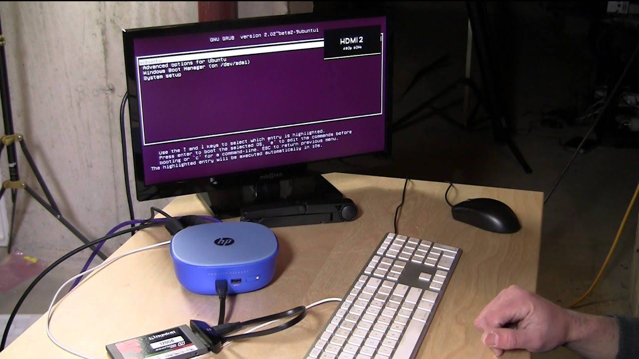 HP Stream Mini $179 PC - Installing Ubuntu Linux, other operating ...