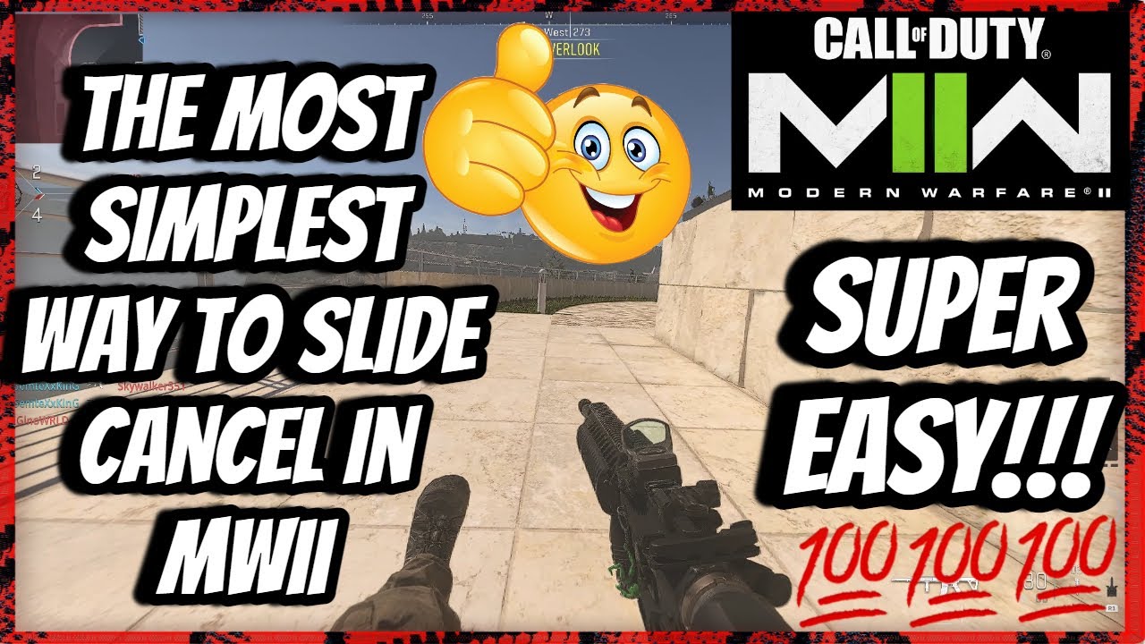THE SIMPLEST WAY TO SLIDE CANCEL in CALL OF DUTY MODERN WARFARE II ...